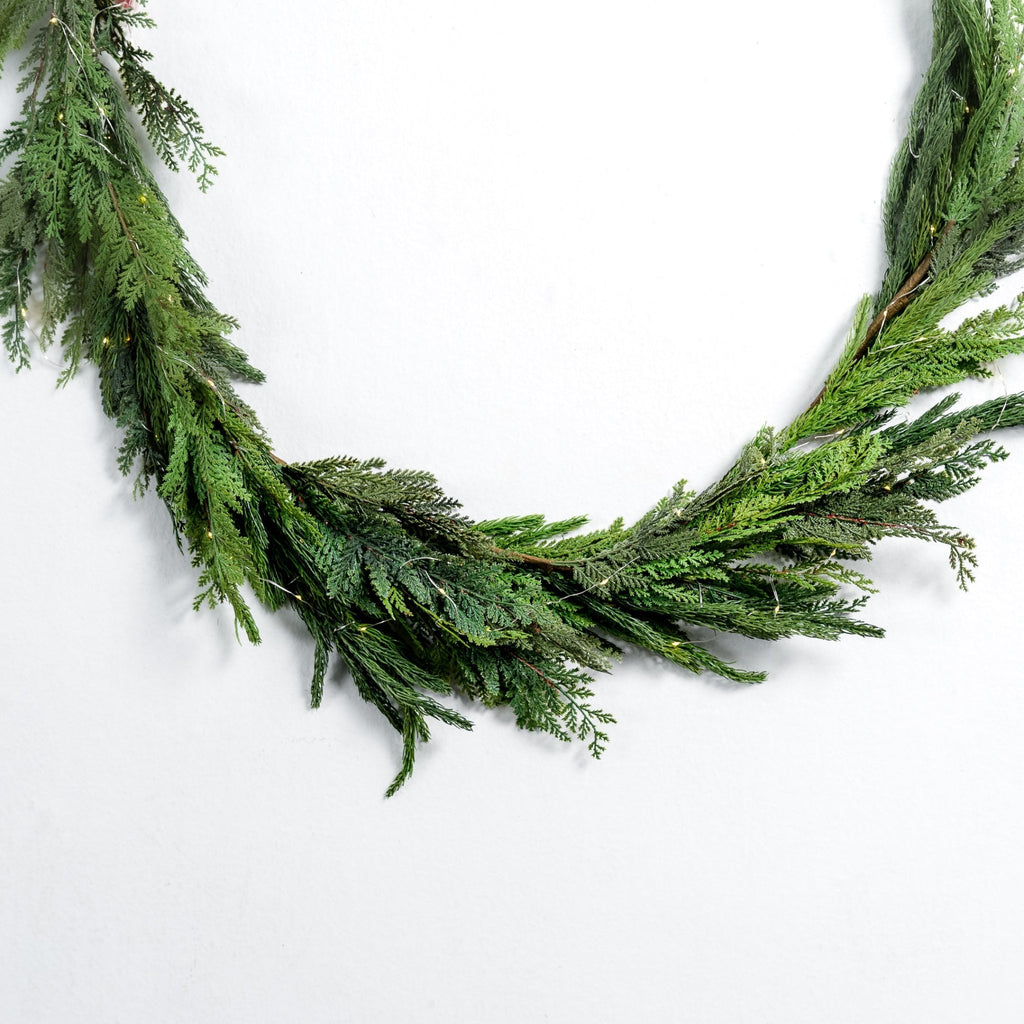 Natural Foliage Festive Garland by Joy By|Christmas Decor – Joy By